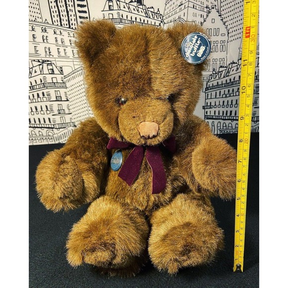 Gund | Toys | Vintage 983 Gund Collectors Classic Brown Bear Plush ...
